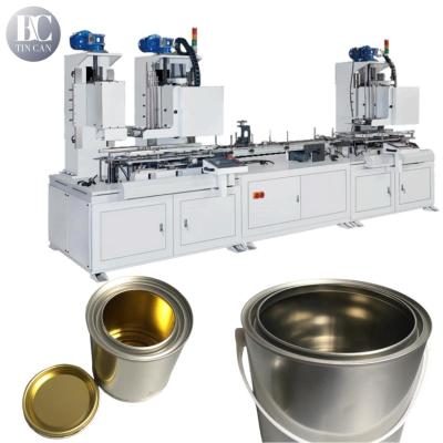 China D83 Small Round Cans Empty Tin Packing Machine Automatic Flanging Seaming Integrated for sale