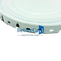 China 5 Layers Pail Bottom Tinplate End Accessories Curling Flower Lug Lid 20liter Conical Bucket Components for sale