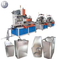 China 1 Gallon Engine Oil Cans Making Machine 30cpm Automatic Tin Making Machine for sale