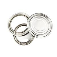 China 4liter Ring Bottom Cover D158 Die Size Tin Can Parts White Metal Lid for sale