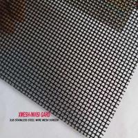 China Black Powder CoatedStainless Steel Bug Screen Pet Resistant Insect Screen Customized for sale