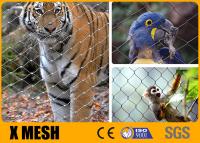 China X Tend Mesh 7×19 3mm Stainless Steel Rope Mesh Ferruled For Zoo Tiger for sale