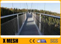 China 60 Degree 316 Stainless Steel Rope Mesh Net For Protection Easy Assembly for sale
