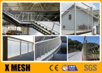 China Silver 2.5mm Stainless Steel Wire Rope Mesh Net T316 For Ornamental for sale