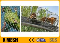 China Rustproof Flexible Stainless Steel Cable Mesh 2.5mm Zoo Aviary Mesh for sale