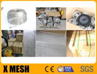 China High Strength 304 316 Stainless Steel Rope Mesh For Building Environmental Protection for sale