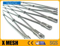 China AISI304 316 Architectural Flexible Stainless Steel Rope Mesh Netting Anticorrosive for sale