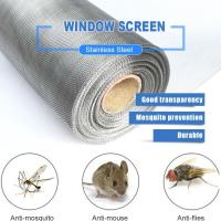 China Anti Mosquito Ss Mesh 10mesh X 0.9mm Wire Mesh Bug Screen  Anti Corrosion for sale
