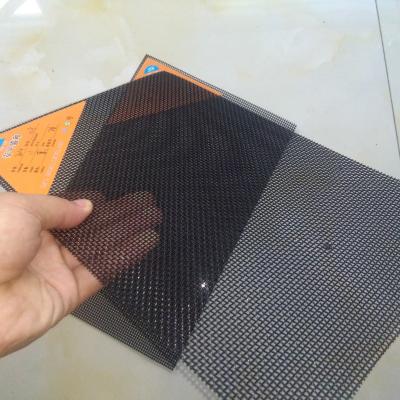China 12mesh 316 Stainless Steel Mosquito Wire Mesh Security Black Powder Coated for sale