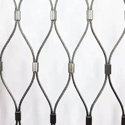 China 7 X 7 Ss 304 Ferrule Cable Mesh For Animals for sale