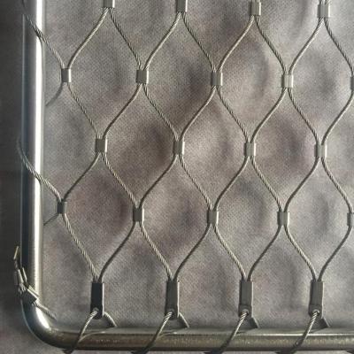 China 304/316 Stainless Steel Rope Mesh Safety For Monuments for sale
