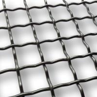 China 1-1.5m Stainless Steel Crimped Woven Wire Mesh For Bbq Grill for sale