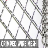 China 12.7mm 304 Stainless Steel Crimped Wire Mesh Screen Heavy Duty for sale