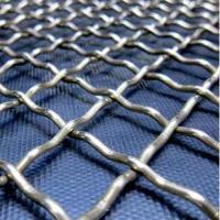 China 12.7mm 304 Stainless Steel Crimped Wire Mesh Screen Heavy Duty for sale