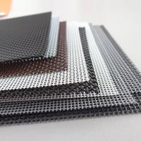 China Diamond Hole 0.3m  Stainless Steel Security Screen Mesh Impact Resistant for sale