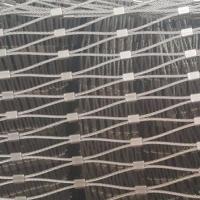 China 1/8inch Flexible Stainless Steel Cable Netting For Zoo Mesh / Animal Enclosure Mesh for sale