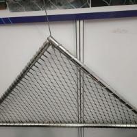 China Hand Woven 60 Degree Steel Cable Mesh 304 316 316l for sale