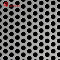 China Stainless Steel / Aluminum / Galvanized Perforated Metal Mesh For Loudspeaker Box for sale