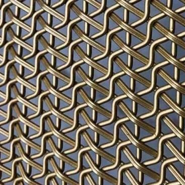 China Metal Decorative Mesh Screen Partition Woven Mesh for sale