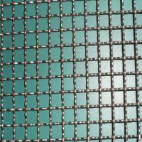 China Quarry / Mining Pre Crimped Wire Mesh Low Carbon Steel Wire 16 Gauge for sale