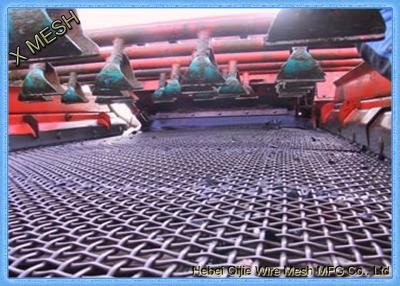 China Mining Vibrating Screen Mesh Manganese Steel And Polyurethane Material for sale