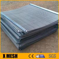 China High Carbon Steel Crimped Woven Wire Mesh / Vibrating Screen Mesh for sale