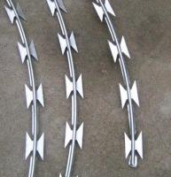 China Bto-22 Hot Dipped Galvanized Concertina Razor Barbed Wire for sale