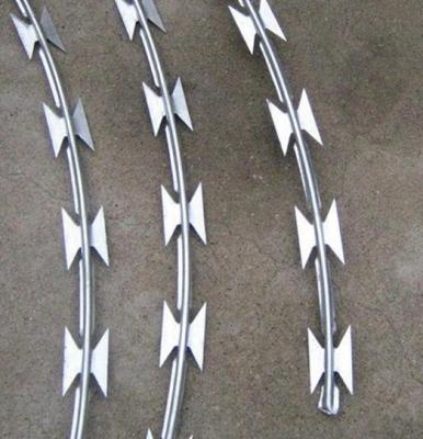 China Bto-22 Hot Dipped Galvanized Concertina Razor Barbed Wire for sale