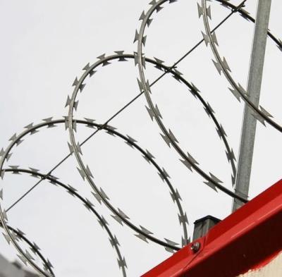China Low Price Bto22 Concertina Chords Razor Barbed Wire for sale