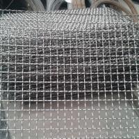 China 25mm Openning Pre Crimped Wire Mesh With 316 Stainless Steel SS Square for sale
