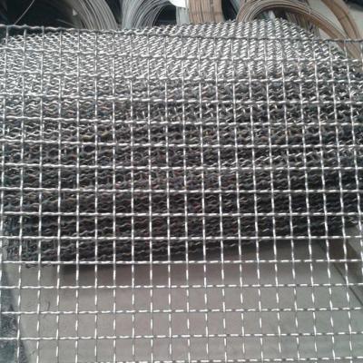 China 25mm Openning Pre Crimped Wire Mesh With 316 Stainless Steel SS Square for sale