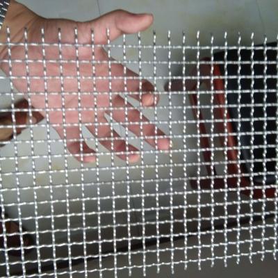 China SUS 304 316 316L Stainless Steel Crimped Woven Wire Mesh Screen For Sand Stone Sieve Screen Mining for sale