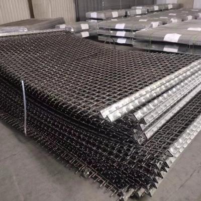 China Heavy 6mm 8mm 12mm Wire Crimped Wire Mesh Mine Mesh Vibrating Screen for sale