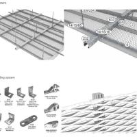 China Building Material Facade Cladding Aluminum Expanded Metal Sheet Wire Mesh For Corridor Stair Baffle for sale