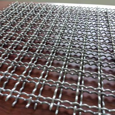 China Rectangular Opening Crimped Wire Mesh Stainless Steel 304 for sale