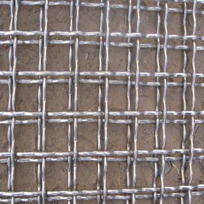 China Galvanized Braided Crimped Stainless Steel Wire Mesh For Construction Industry for sale