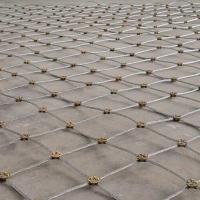 China Animal Zoo Stainless Steel Wire Protective Rope Mesh Animal Fence for sale