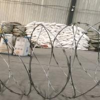 China Bto-22 Hot Dipped Galvanized Concertina Razor Barbed Wire for sale