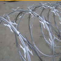 China Galvanized PVC Stainless Steel Concertina Razor Barbed Wire Bto-22 Bto-60 Cbt-65 Fencing Wire Price for sale
