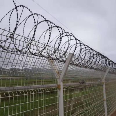 China BTO-12 Concertina Razor Wire Hot Dipped Galvanized PVC Coated for sale