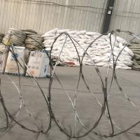 China Galvanized Barbed Bto 10 Concertina Razor Wire mesh Coil for sale