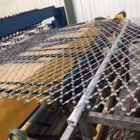 China Powder Coated Galvanized Concertina Coil , Concertina Barbed Wire Cbt-65 for sale