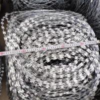 China Hot Dip Galvanized Barbed Wire Concertina Coil Bto-22 / Cbt-65 for sale