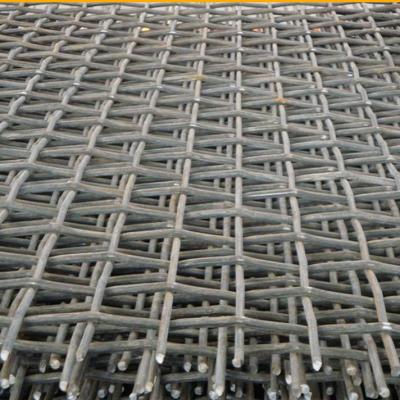 China High Carbon Steel Crimped Woven Wire Mesh / Vibrating Screen Mesh for sale