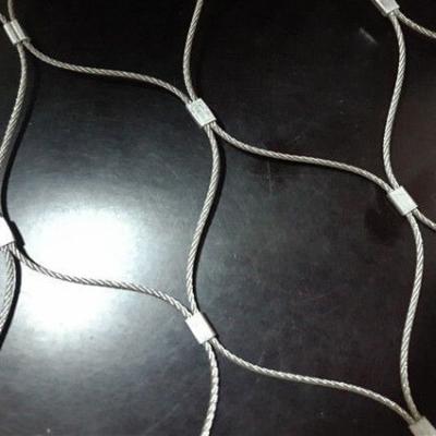 China X Tend 304 316 Stainless Steel Ferrule Rope Mesh For Zoo Bird for sale