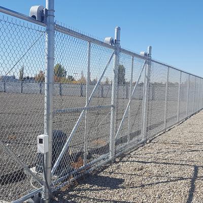 China 2.5 3mm Wire 50X50 Diamond Mesh Hot DIP Galvanized 6FT Chain Link Iron Wire Mesh Fence for sale