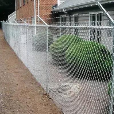 China 11 Gauge Temporary PVC Coated Chain Link Fence for Construction for sale