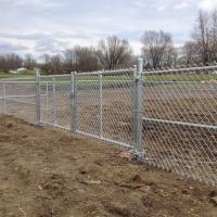 China 6FT X 50FT Galvanized Steel 9 Gauge Heavy Duty Chain Link Fencing for sale