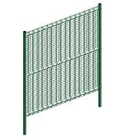 China Hot Sale Powder Coated Cloture En Treillis Metallique 3D Curved Welded Wire Mesh Fence for sale