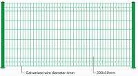 China 3D Outdoor Decorative Curved Welded Wire Mesh Security Garden Fence Panel for sale